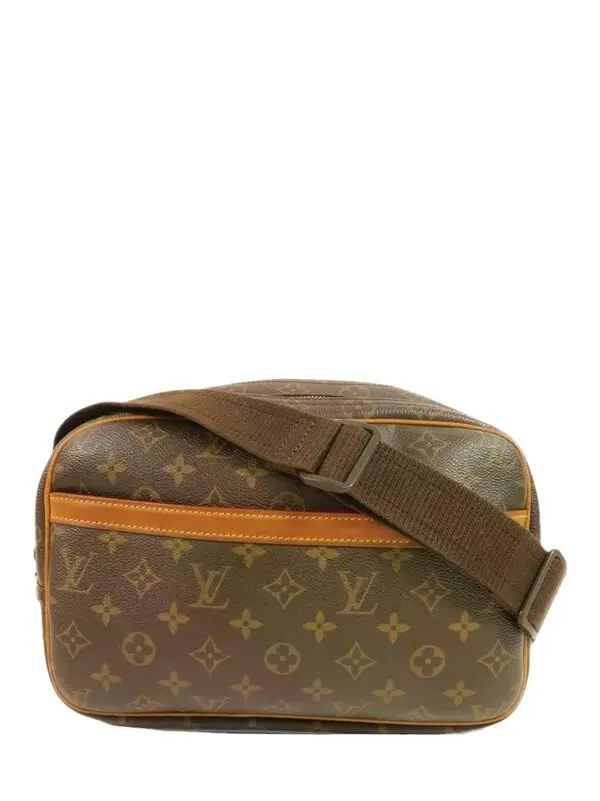 LOUIS VUITTON Pm Monogram Reporter Shoulder Bag - Brown