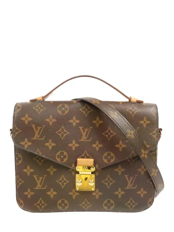 LOUIS VUITTON Monogram Canvas Metis Shoulder Bag - Brown