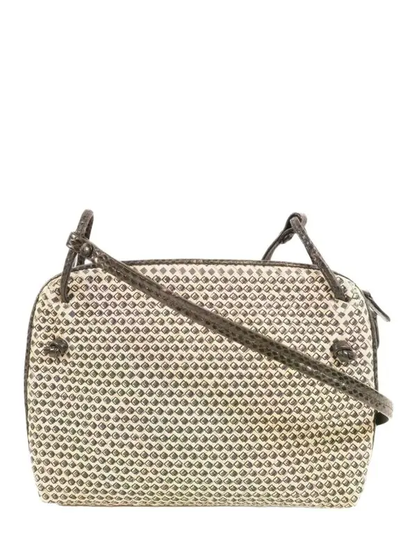 Bottega Veneta Woven Design Cross-body Bag - Neutrals