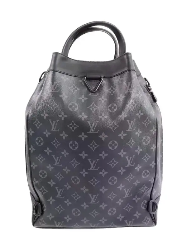 LOUIS VUITTON Maxi Eclipse Noe Tote Bag - Black