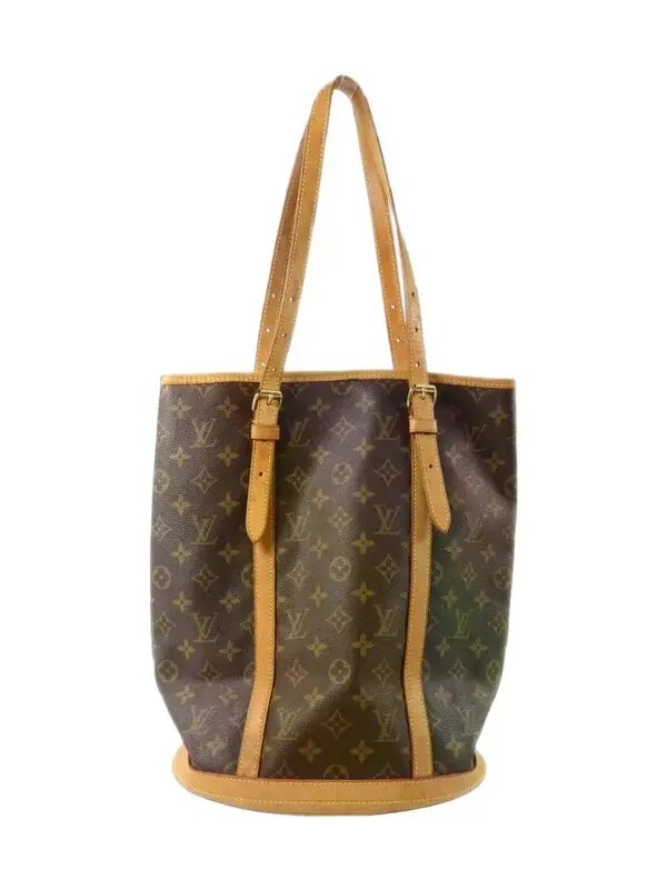 LOUIS VUITTON Monogram Bucket Shoulder Bag - Brown