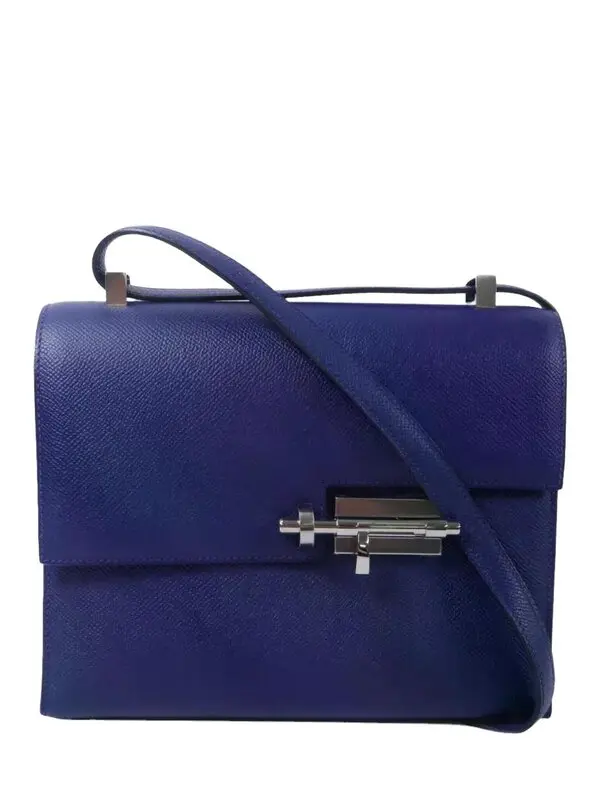 Hermès 23 Verrou Shoulder Bag - Blue