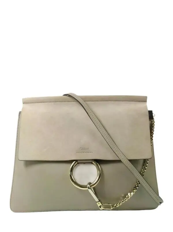 Chloé Faye Shoulder Bag - Grey