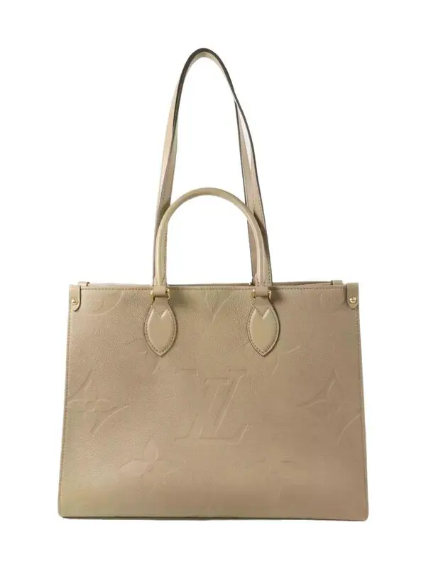 LOUIS VUITTON Monogram Empreinte On The Go Shoulder Bag - Neutrals