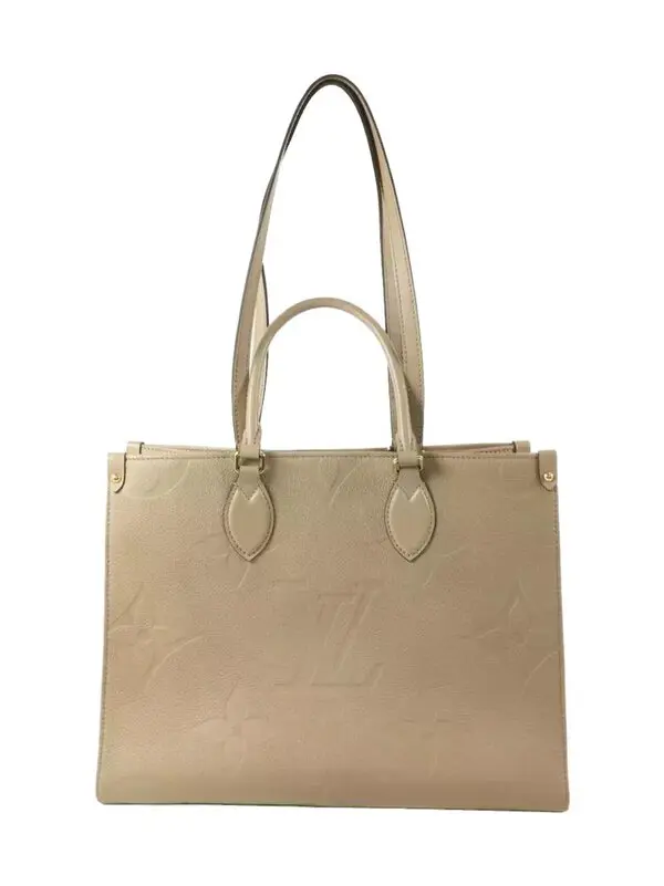 LOUIS VUITTON Monogram Empreinte On The Go Shoulder Bag - Neutrals