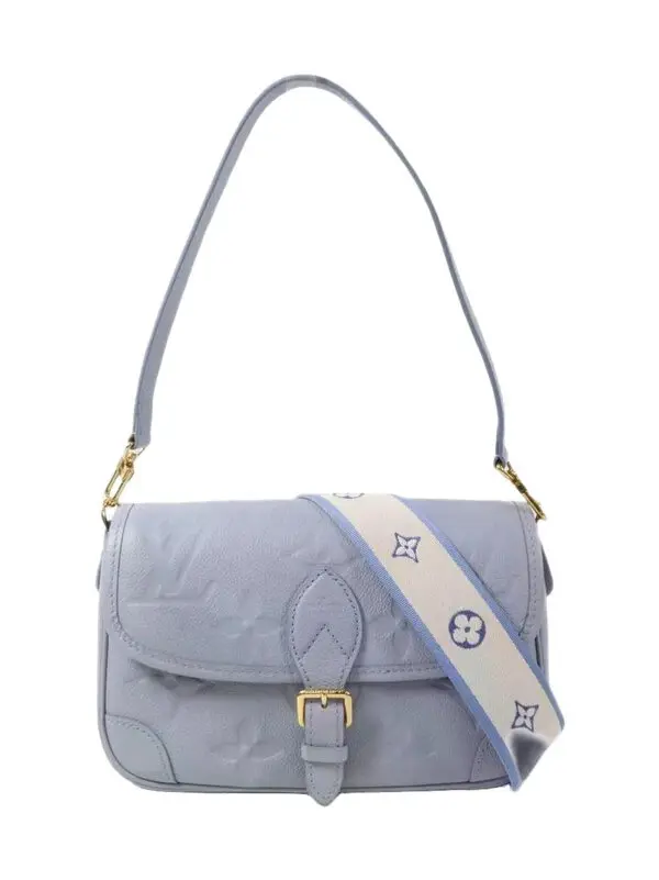 LOUIS VUITTON Pm Diane Monogram Empreinte Shoulder Bag - Blue