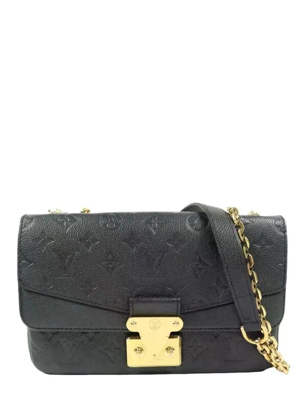 LOUIS VUITTON Monogram Empreinte Marceau Shoulder Bag - Black