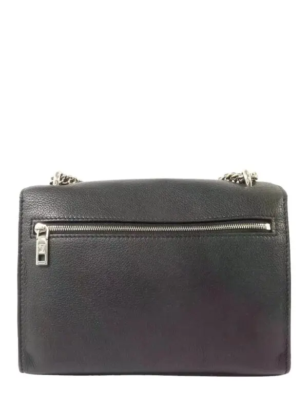 LOUIS VUITTON Mylockme Leather Shoulder Bag - Black