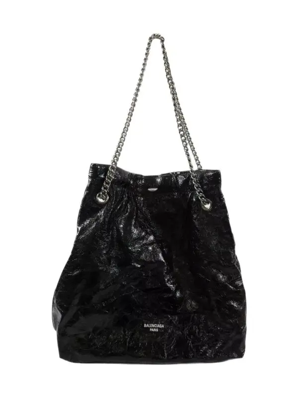 Balenciaga Crush Chain-strap Tote Bag - Black