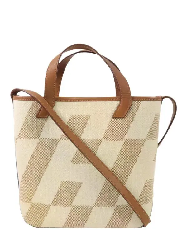 Hermès 27 Cabas H En Biais Shoulder Bag - Neutrals