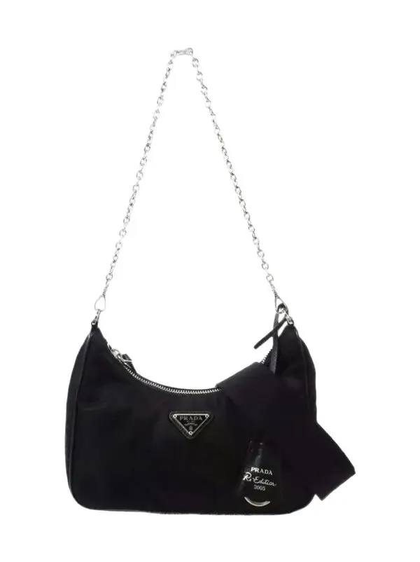 Prada 2005 Re-edition Shoulder Bag - Black