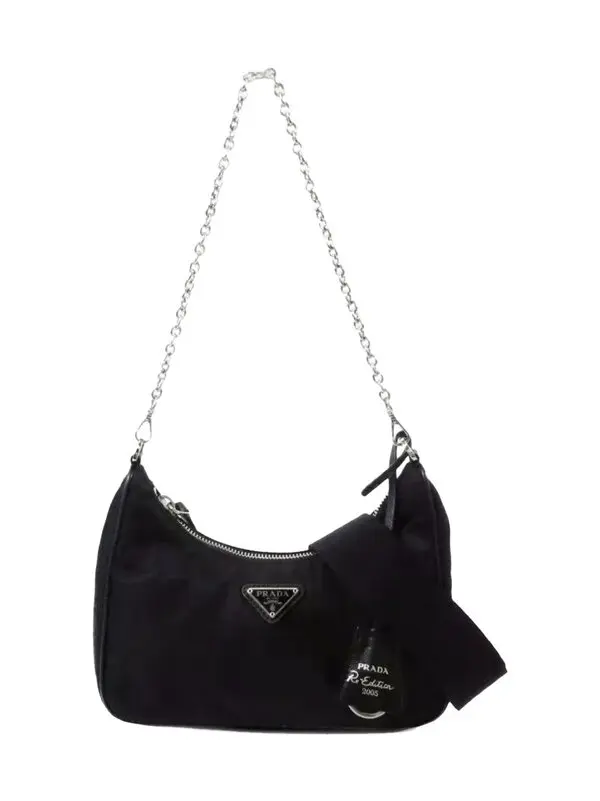 Prada 2005 Re-edition Shoulder Bag - Black