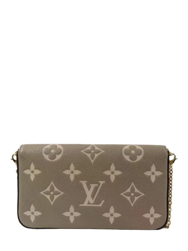 LOUIS VUITTON Monogram Empreinte Felicie Pochette Shoulder Bag - Neutrals