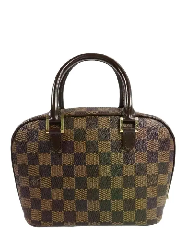 LOUIS VUITTON Mini Sarria Damier Ebene Clutch Bag - Brown