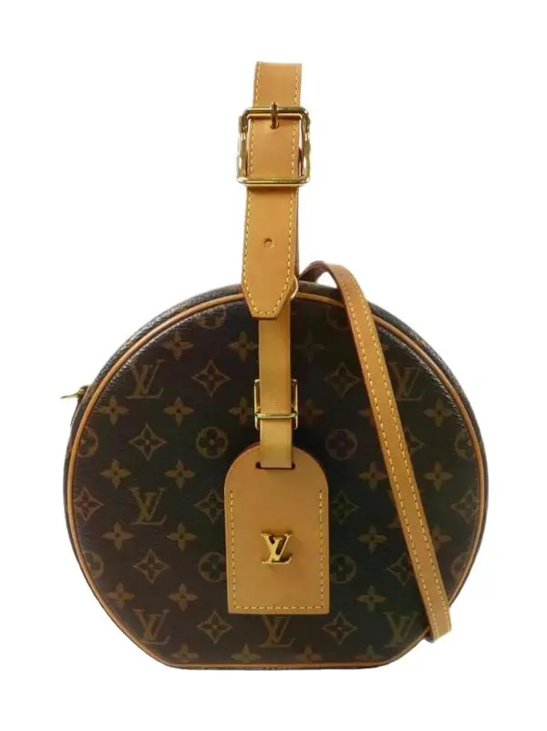 LOUIS VUITTON Petite Boite Chapeau Monogram Shoulder Bag - Brown