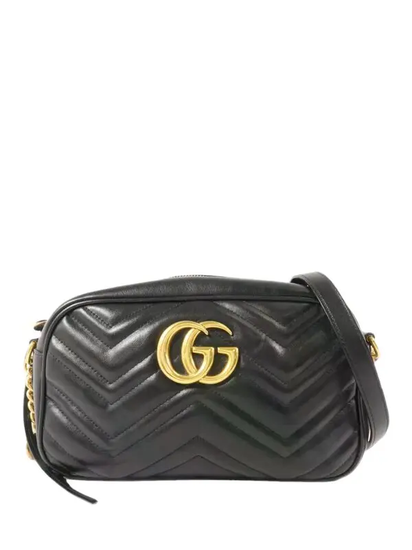 Gucci Gg-plaque Cross-body Bag - Black
