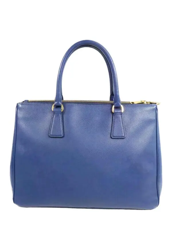 Prada Galleria Saffiano-leather Tote Bag - Blue