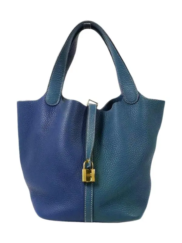 Hermès 2019 Mm Picotin Tote Bag - Blue