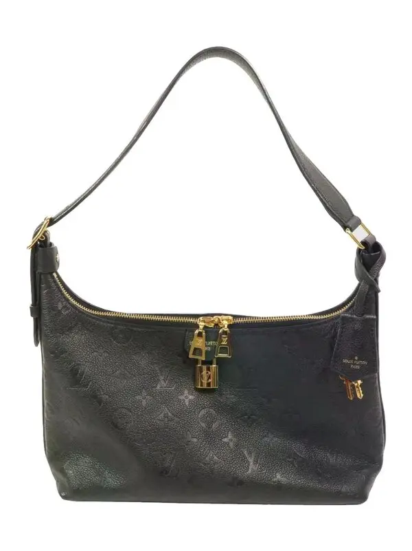 LOUIS VUITTON Monogram Empreinte Sac Sport Shoulder Bag - Black