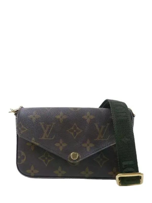 LOUIS VUITTON Felicie Monogram-pattern Shoulder Bag - Brown