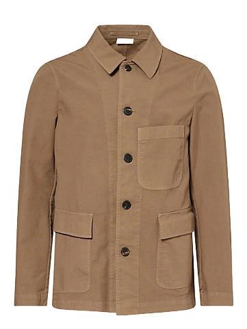Dries Van Noten Braxton Patch-pocket Cotton Field Jacket - Beige