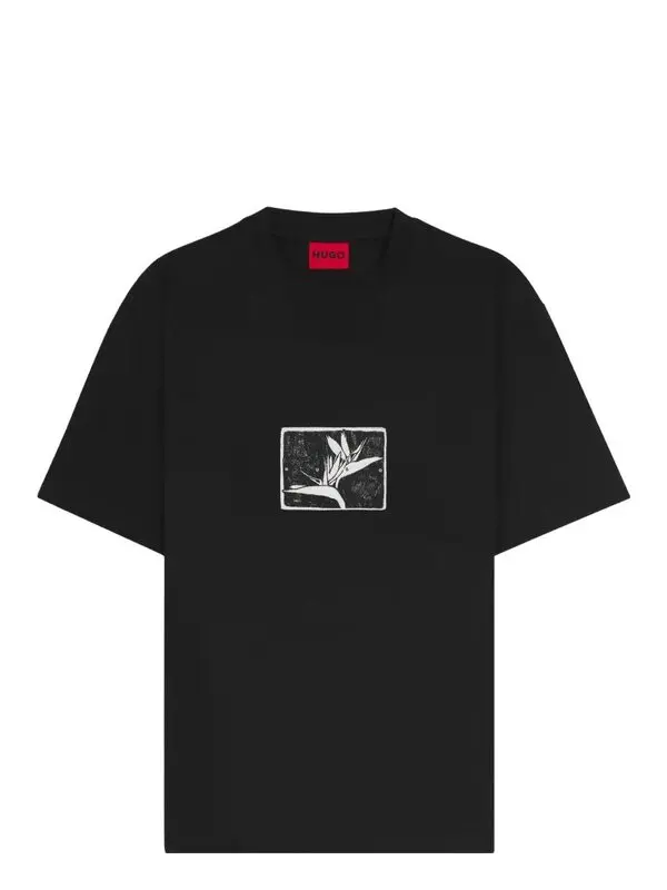 Hugo Graphic-print T-shirt - Black