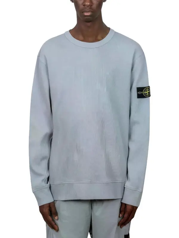 Stone Island Logo-patch Sweatshirt - Blue