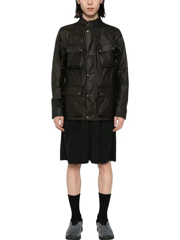 Belstaff Waxed Cotton Field Jacket - Green