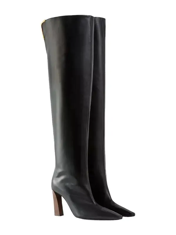 GIUSEPPE ZANOTTI Over-the-knee Seal Boots - Black