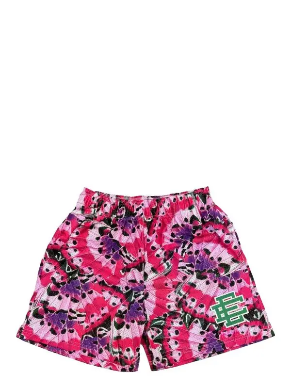 ERIC EMANUEL Butterfly-print Shorts - Pink