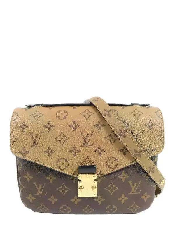 LOUIS VUITTON Pochette Metis Monogram Reverse Crossbody Bag - Brown