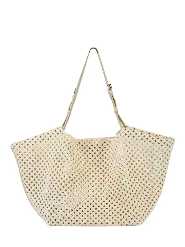 Brunello Cucinelli Embroidered-panier Tote Bag - Neutrals