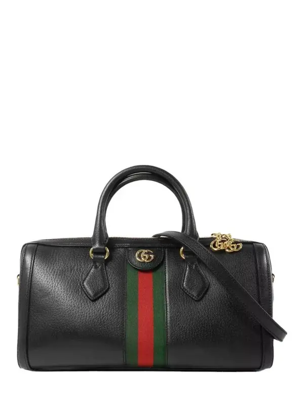 Gucci Ophidia Web Stripe Tote Bag - Black