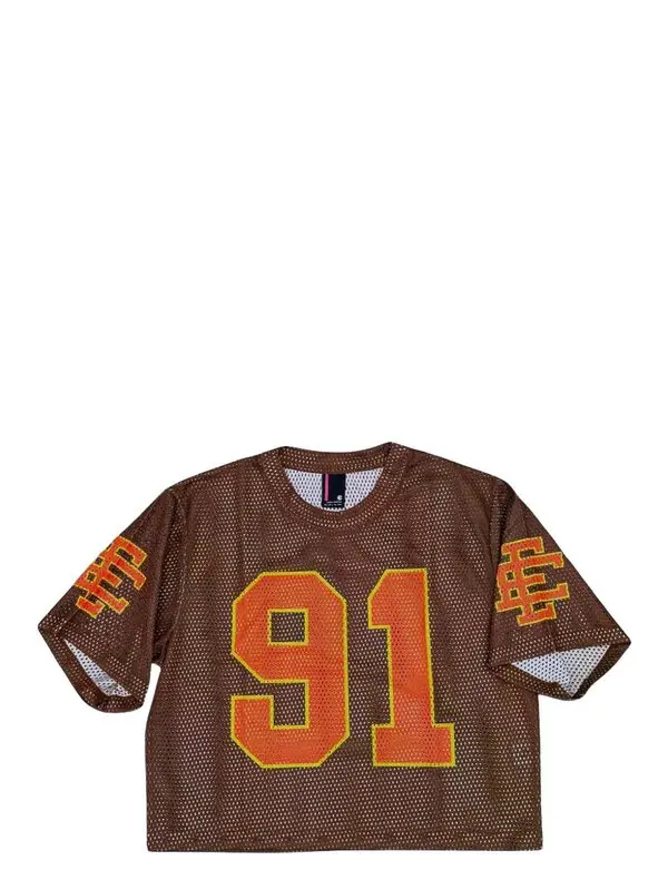 ERIC EMANUEL Number Print T-shirt - Brown