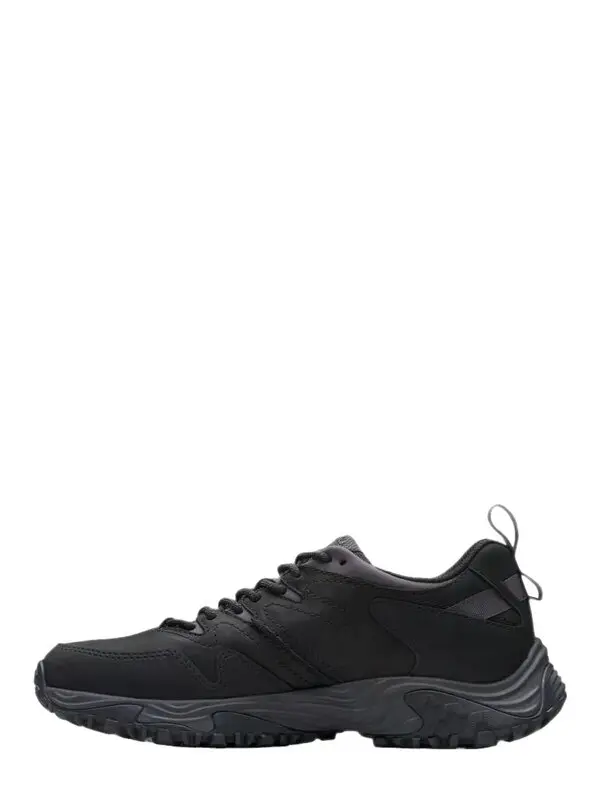 Clarks Leather Lace Up Sneakers - Black