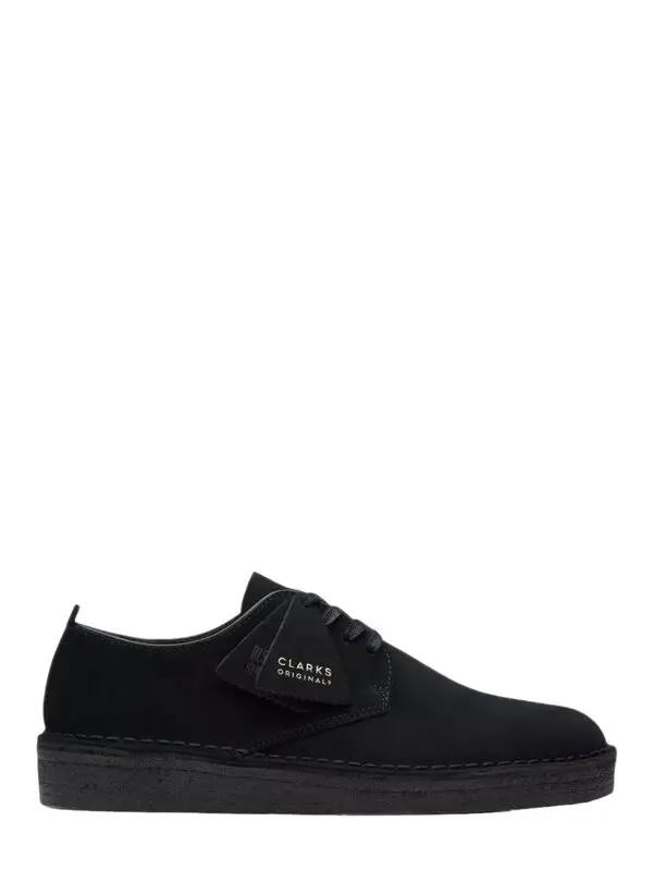 Clarks Coal London Suede Derby Shoes - Black