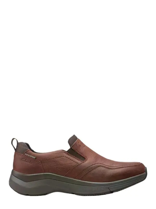 Clarks Wave 2.0 Edge Leather Sneakers - Brown