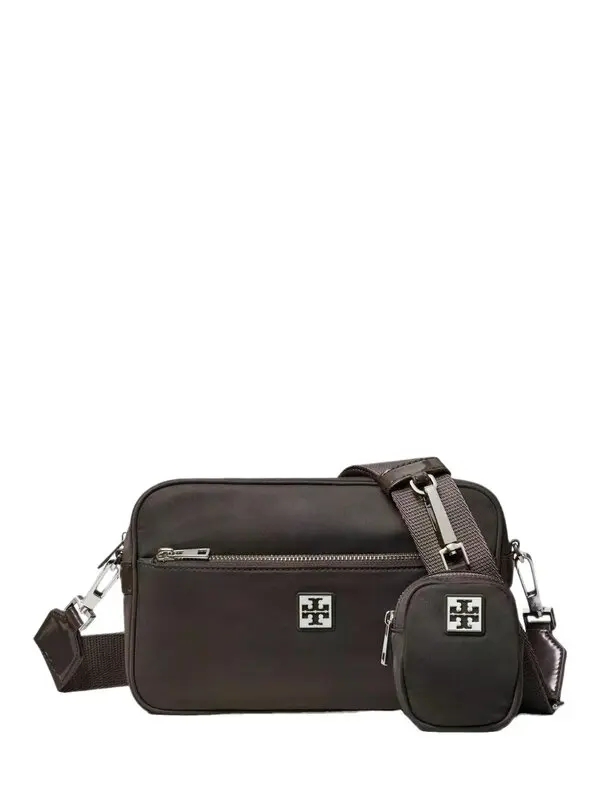 Tory Burch Virginia Logo-plaque Shoulder Bag - Brown