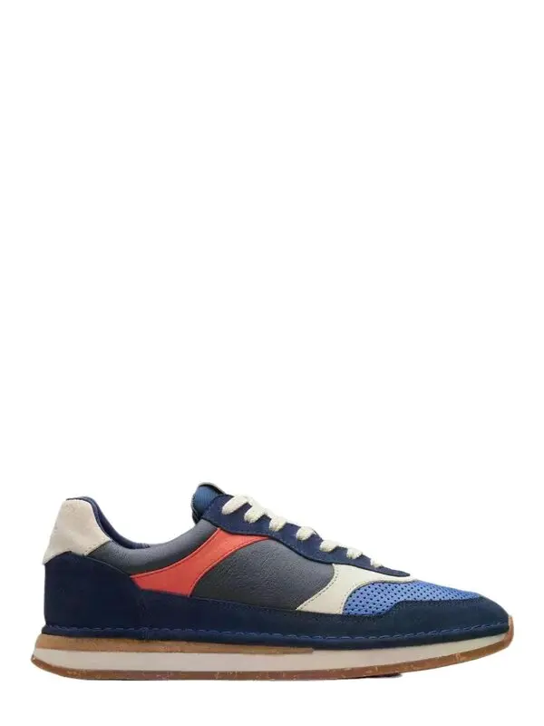 Clarks Craftrun Tor Panelled Sneakers - Blue