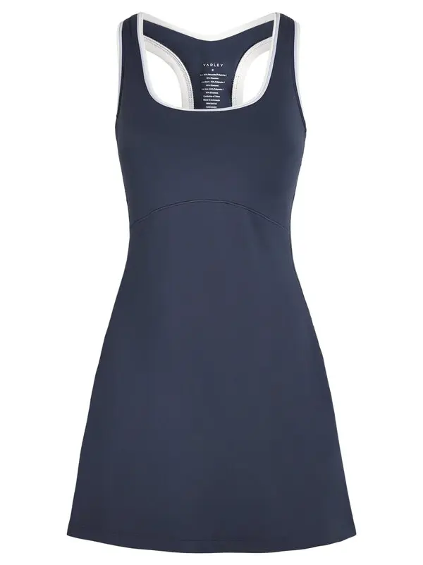 Varley Ruan Court Mini Dress - Blue