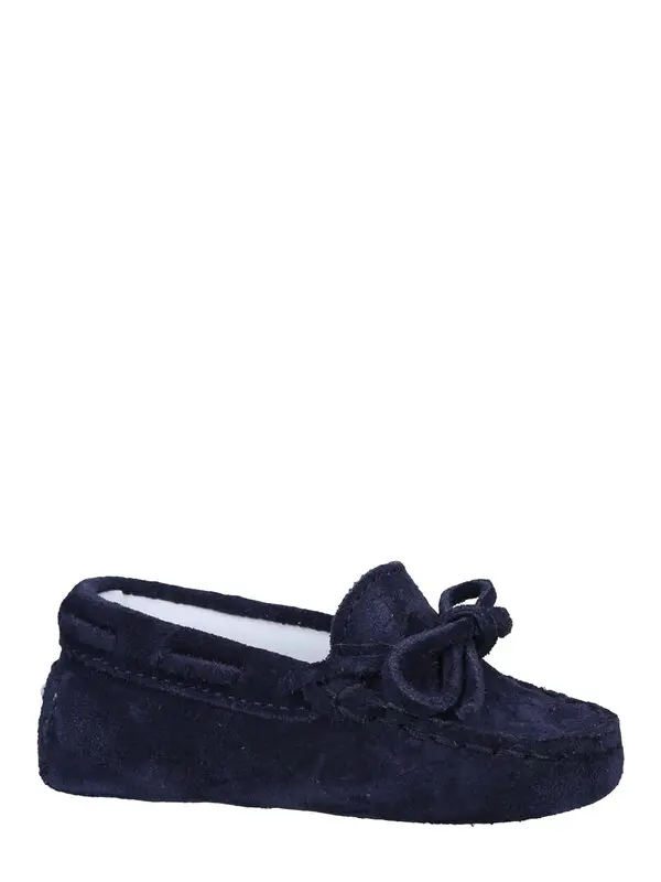 TOD'S Suede Gommini Loafers - Navy