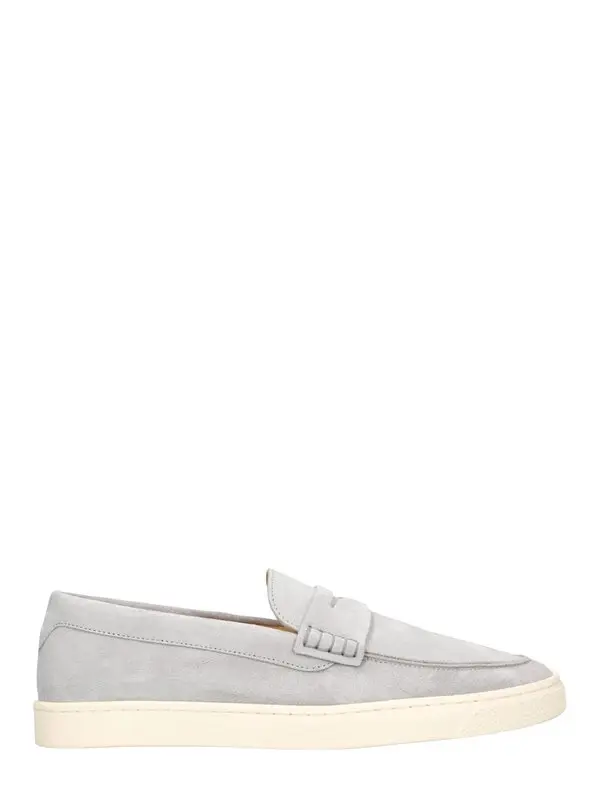 Brunello Cucinelli Suede Hybrid Loafers - Grey