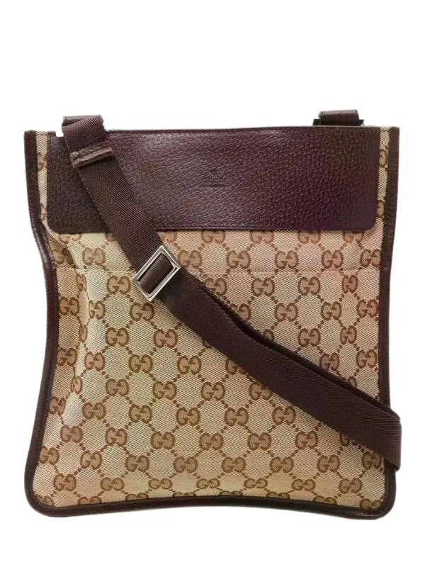Gucci 2000s Gg Canvas Shoulder Bag - Neutrals
