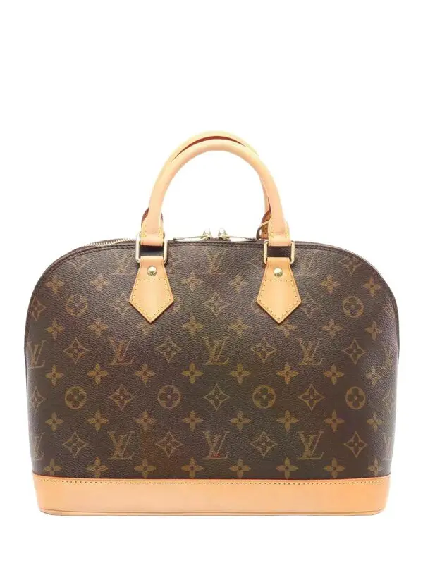 LOUIS VUITTON 2000 Monogram Alma Pm Satchel Bag - Brown