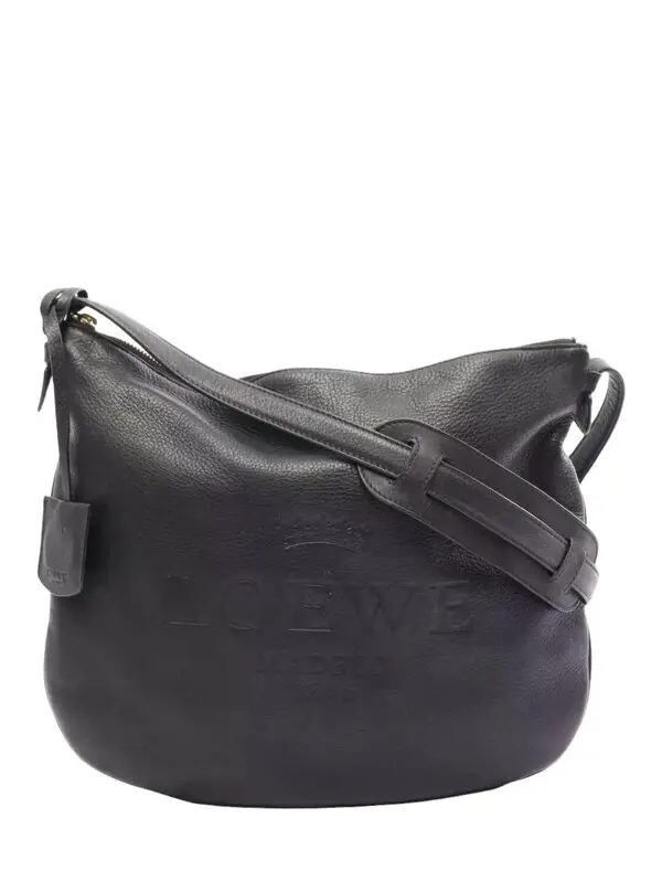 Loewe 2000s Heritage Shoulder Bag - Black