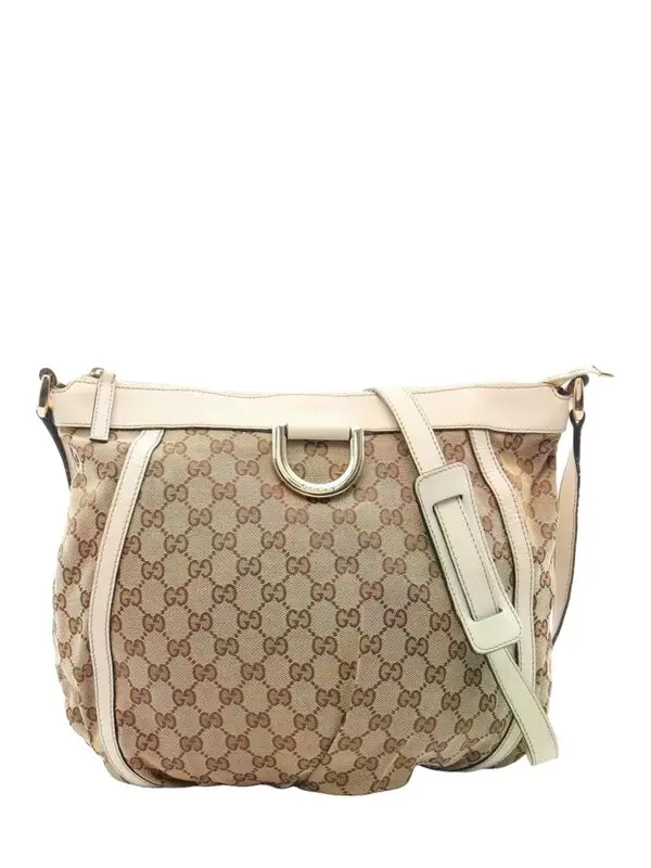 Gucci 2000s Abby Gg Shoulder Bag - Neutrals