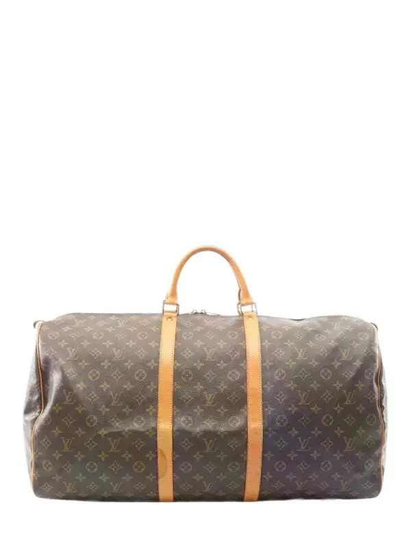 LOUIS VUITTON 1993 60 Keepall Travel Bag - Brown