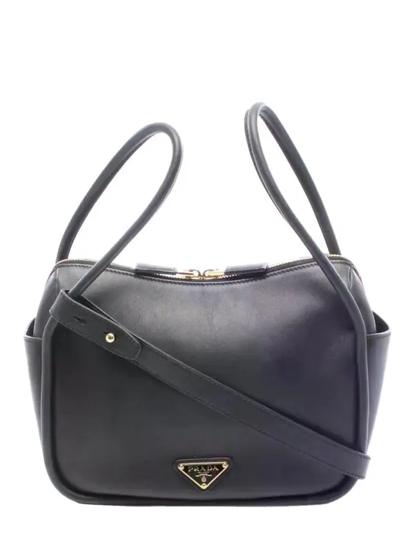 Prada Calf-leather Shoulder Bag - Black