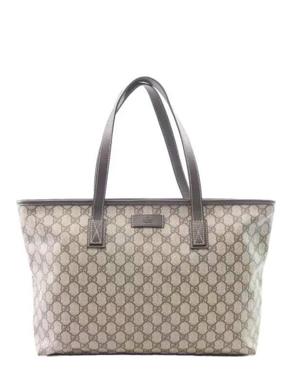 Gucci Gg Supreme Canvas Tote Bag - Neutrals