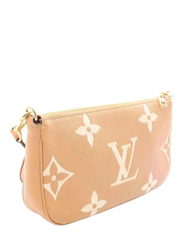 LOUIS VUITTON Monogram Empreinte Multi Pochette Accessories Shoulder Bag - Neutrals